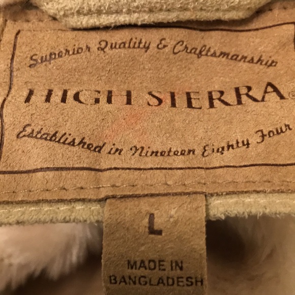 High Sierra | Jackets & Coats | Nwot High Sierra Suede Women Coat ...